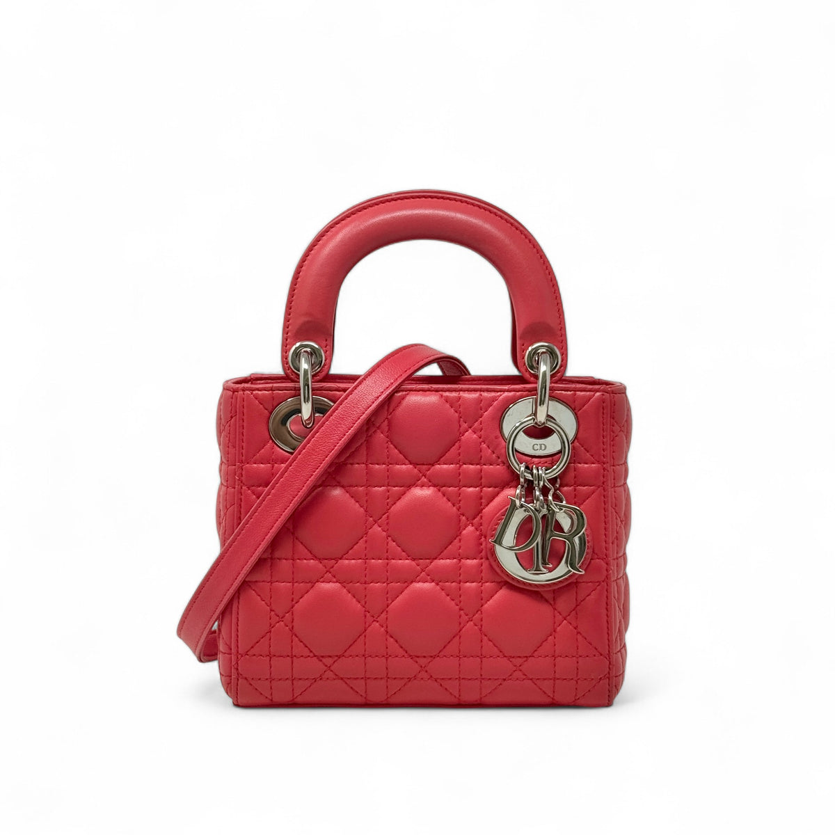 Dior Red Mini Lady Dior | Jadore Couture