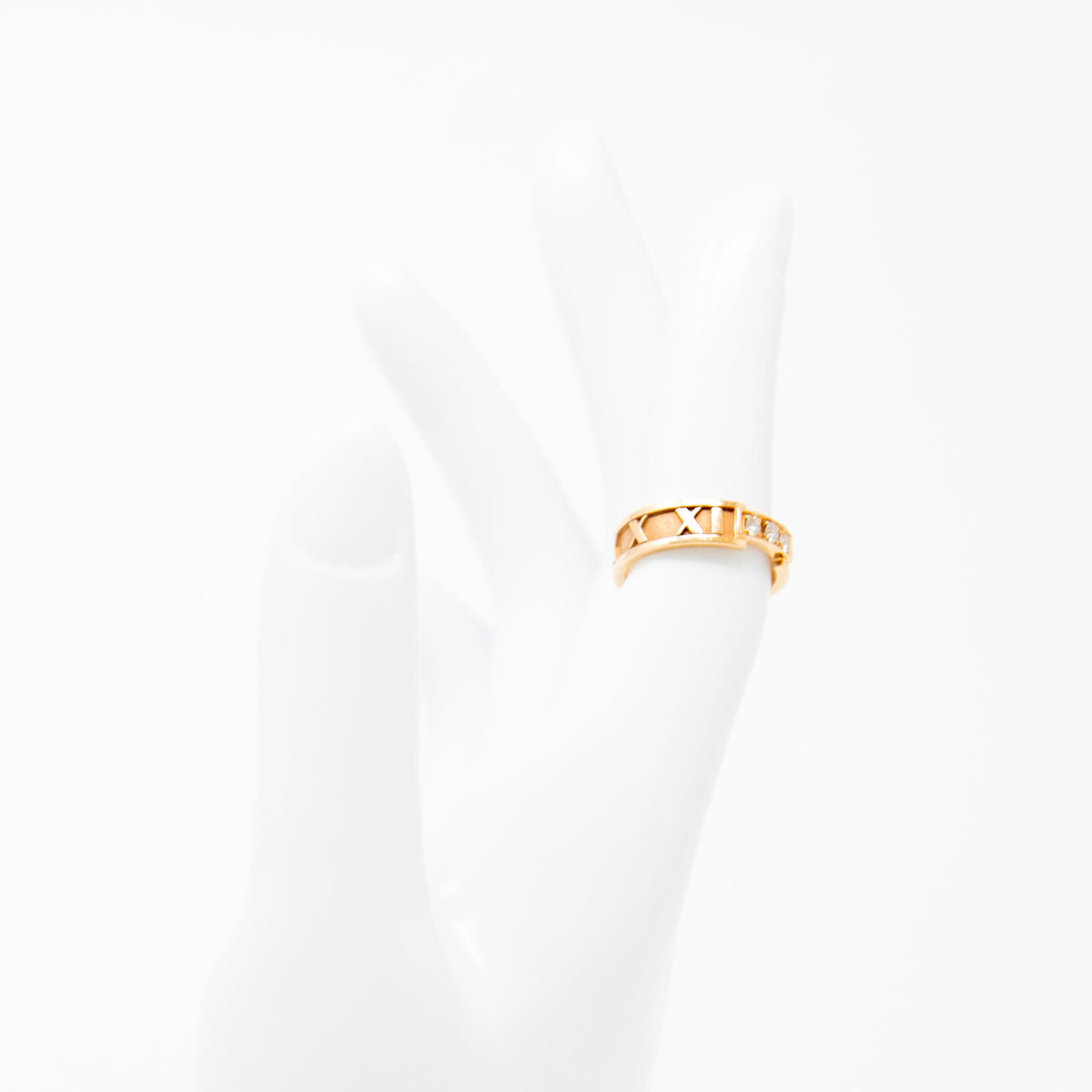 Tiffany & Co 18k Gold Atlas Diamond Ring | Jadore Couture